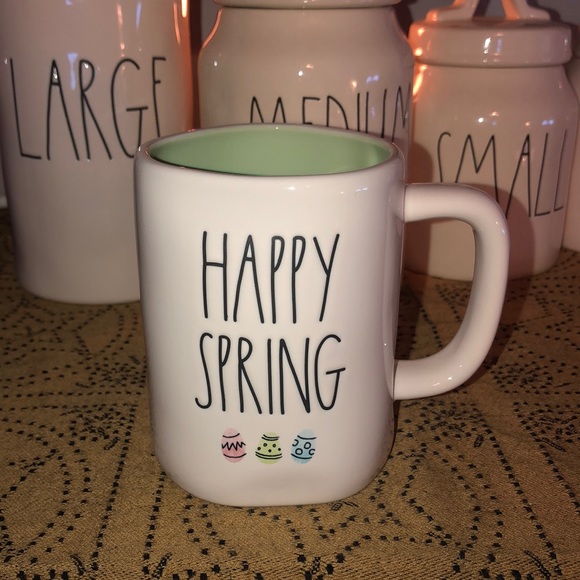 Rae Dunn | Holiday | Rae Dunn Happy Spring Mug With Eggs | Poshmark
